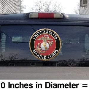 United States Marine Corps. Decal Sticker - US Marine Corps - Official ...