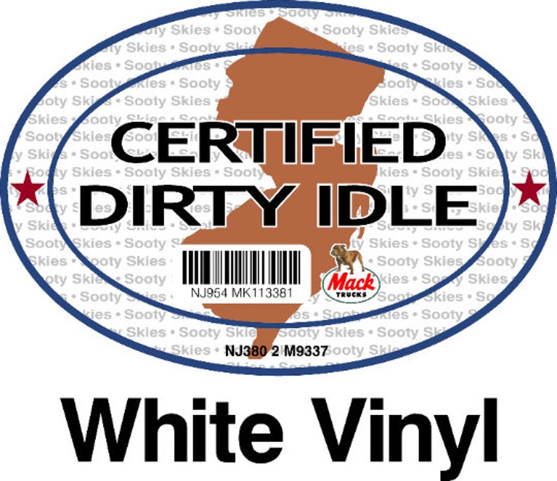 Certified Dirty Idle Sticker Decal - Genuine Certified Dirty Idle ...