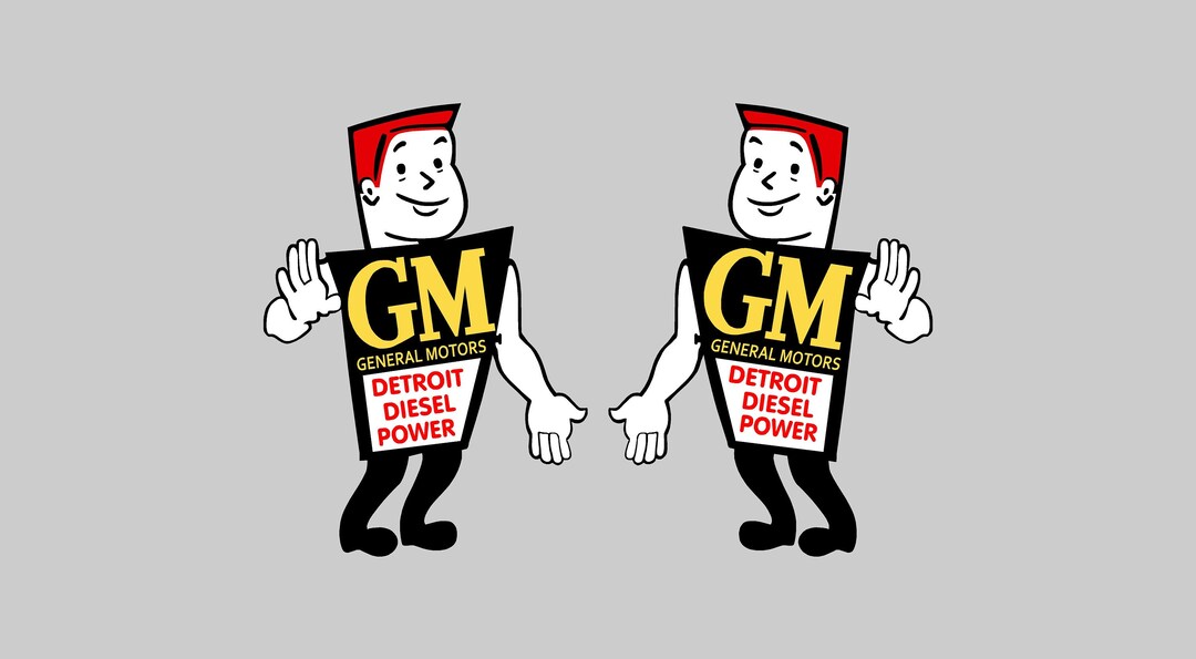 Jimmy Diesel - Detroit Diesel Power Sticker Decal - 1950's Vintage ...