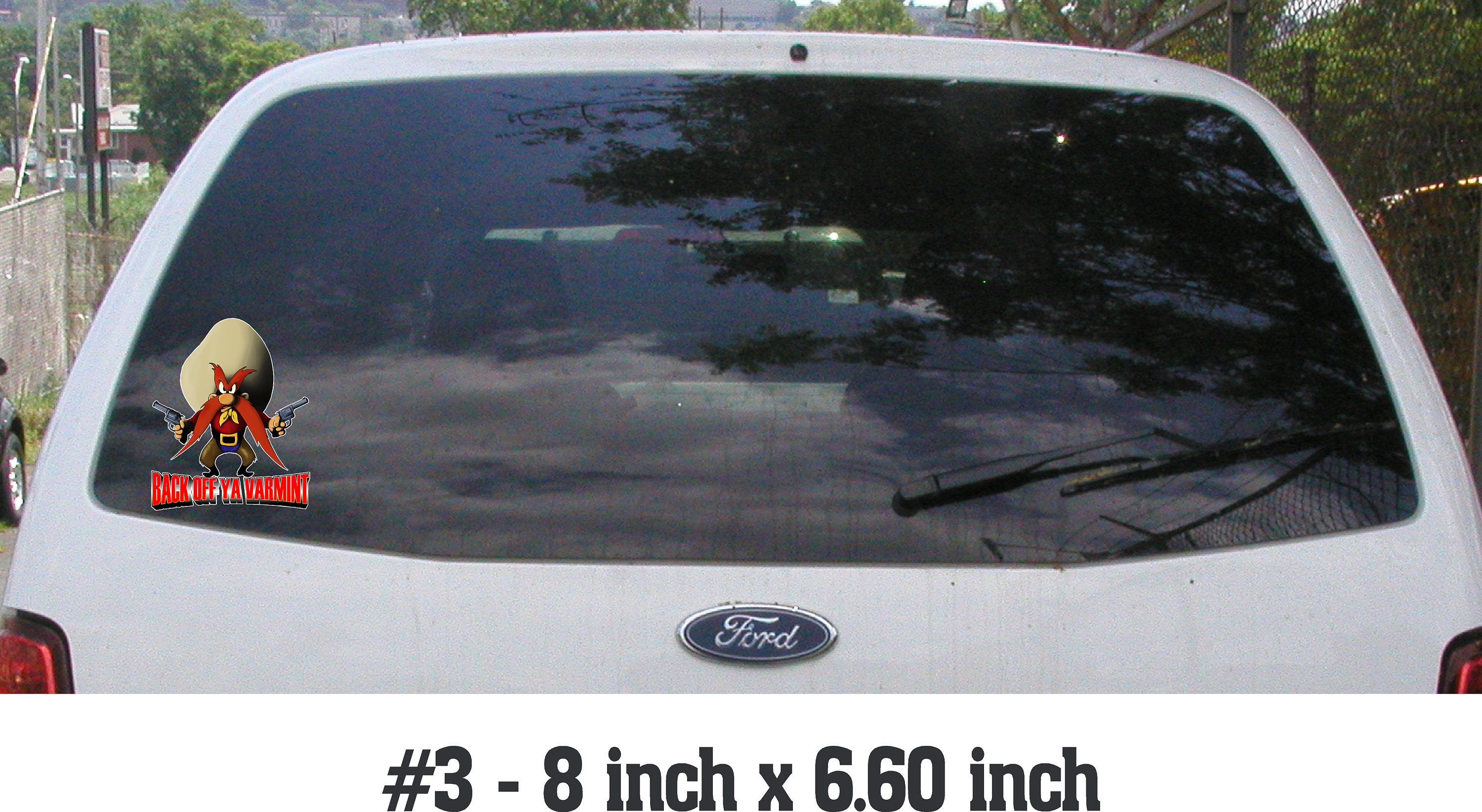 Yosemite Sam Back off Sticker, BACK OFF Yosemite Sam Decal - Back off ...