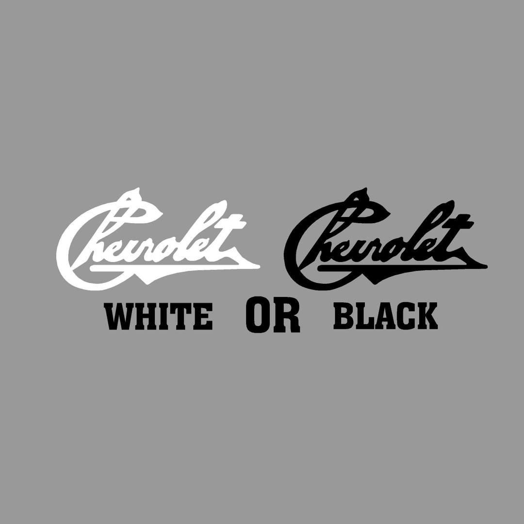 1912 Vintage Chevrolet Script Logo for Rear Window Sticker - 1912 Chevy ...