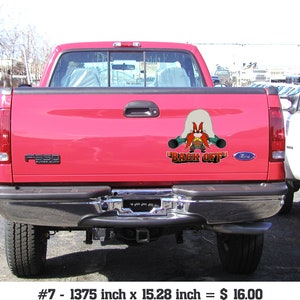 Yosemite Sam Back off Sticker, BACK OFF Yosemite Sam Decal, Yosmite Sam ...