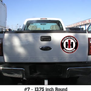 International Harvester - Round Emblem Sticker Decal - Etsy