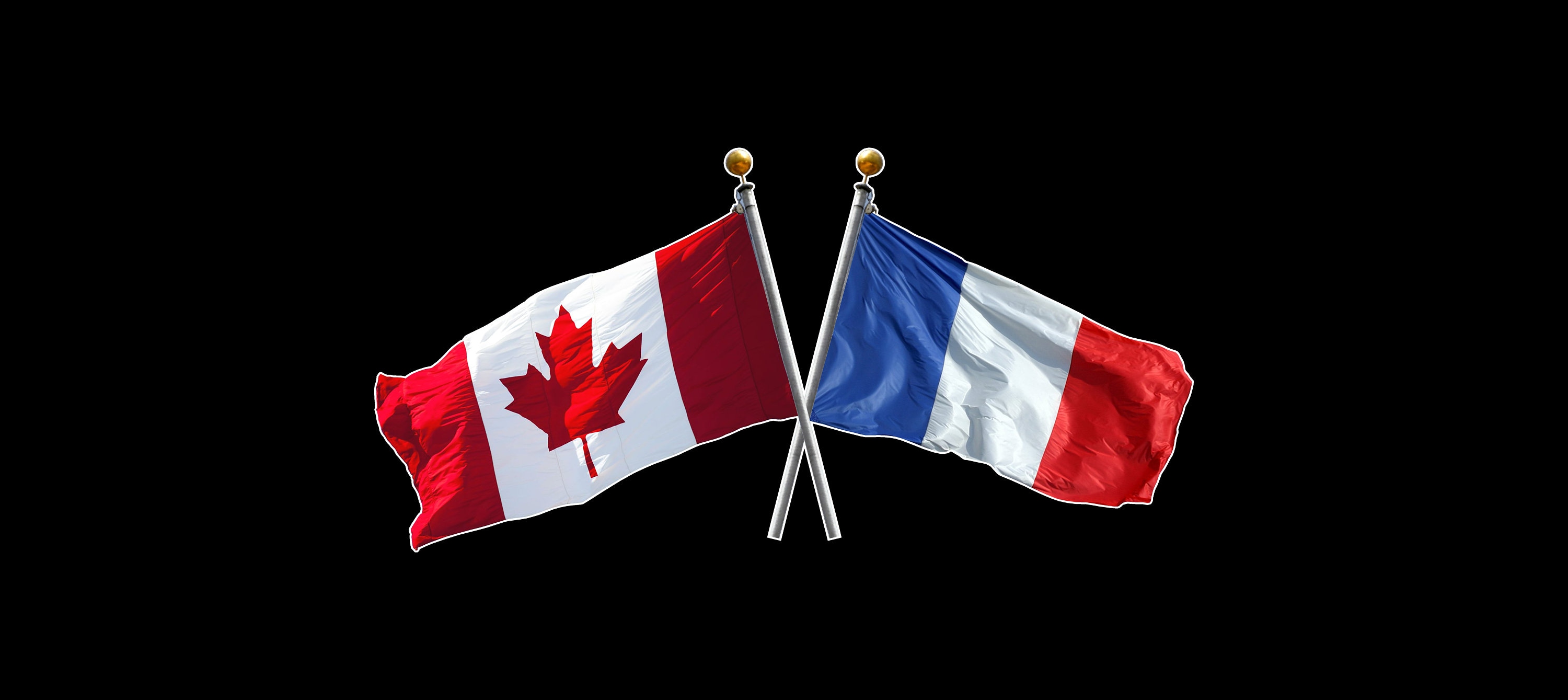 French Canadian Flag Canada Acadia French Canadian Peoples Table Desk