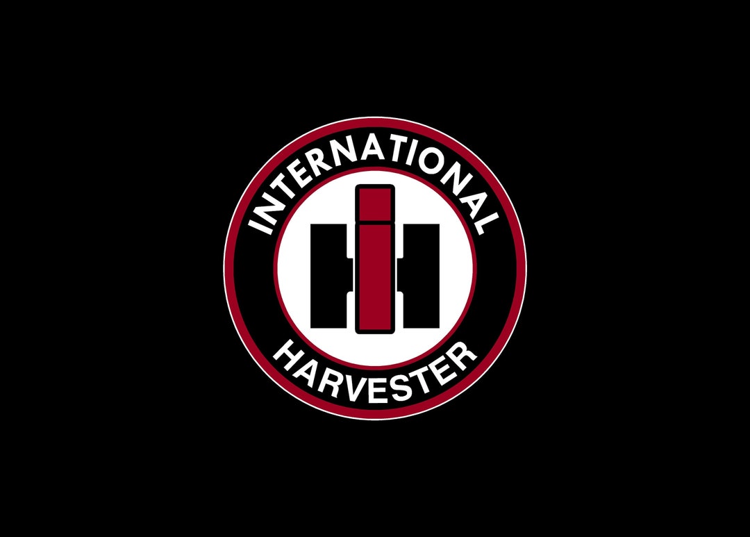 International Harvester - Round Emblem Sticker Decal - Etsy