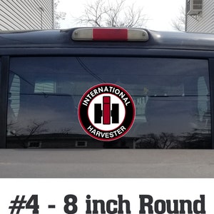 International Harvester - Round Emblem Sticker Decal - Etsy