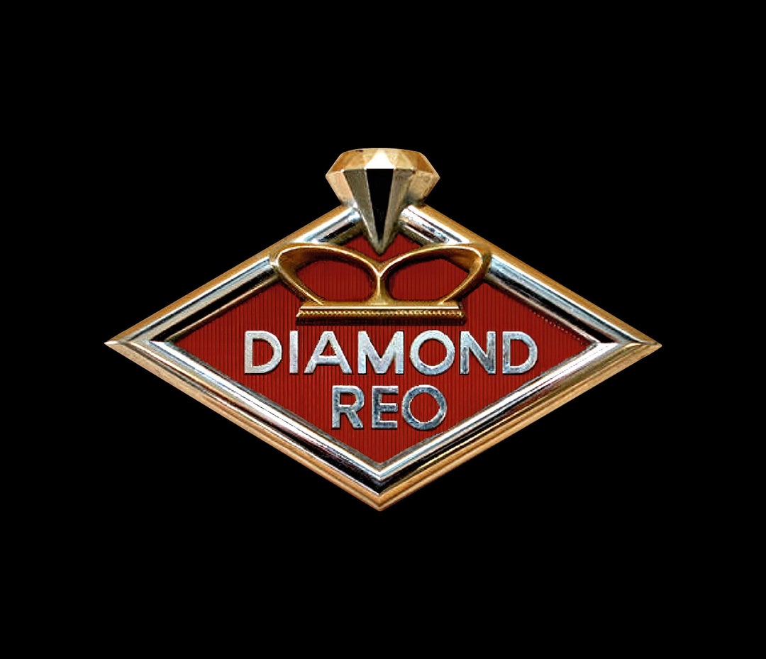 Diamond REO Vintage 1960's Hood Emblem Sticker Decal - Etsy