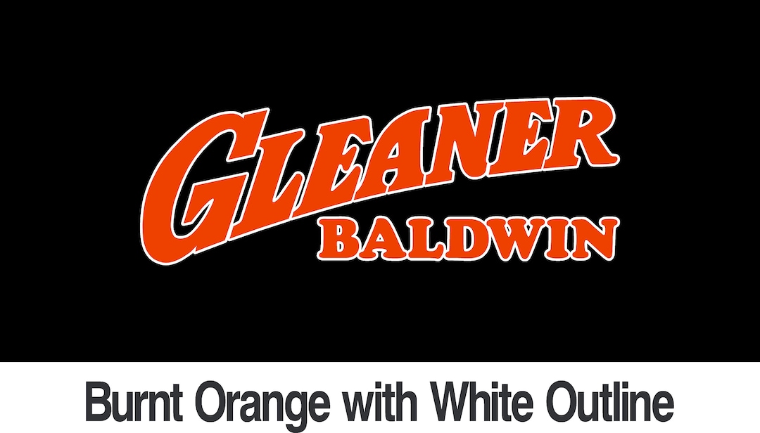 Vintage Gleaner Baldwin Combines Allis-chalmers Redrawn- Emblem Logo ...