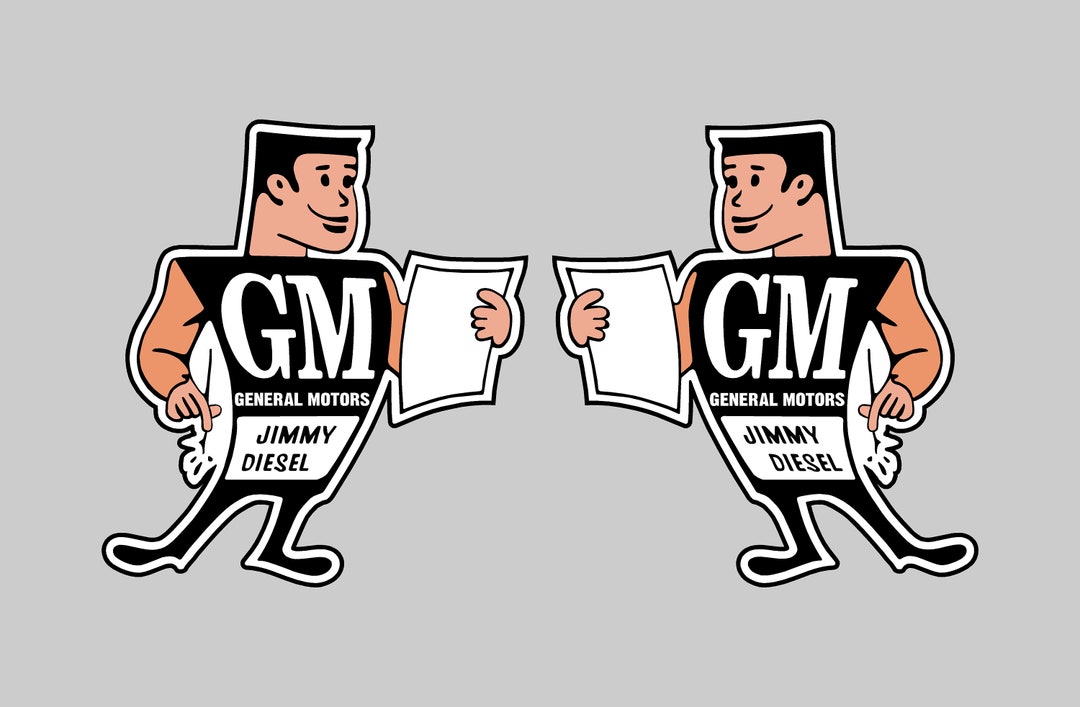 Vintage 1950's - Jimmy Diesel General Motors GM - Recreated and Redrawn ...