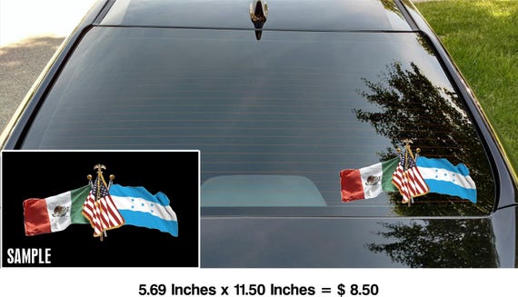 Honduran Flag For Car