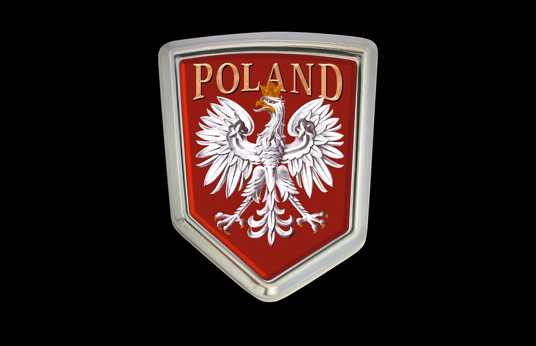 Poland Eagle Emblem = Poland Coat of Arms Eagle Insignia - Polish Eagle ...