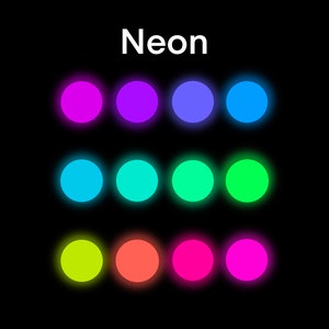 Neon Procreate Color Palette Bundle & Glow Brush | *DIGITAL DOWNLOAD ...
