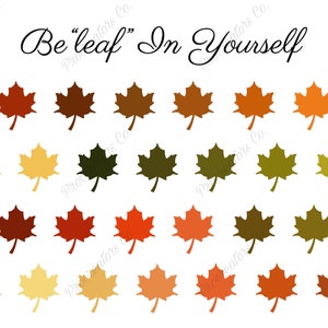 Be”leaf” in Yourself Procreate Color Palette | *DIGITAL DOWNLOAD ...