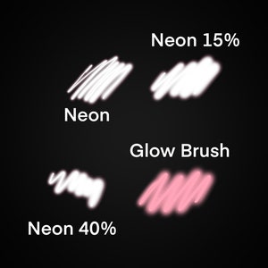 Neon Pastel Palette for Procreate | NEON BRUSHES INCLUDED | Digital ...