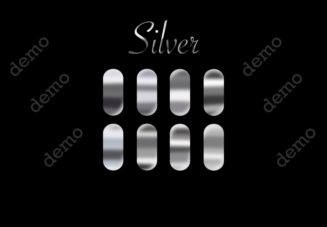 Silver Procreate Color Swatches | *DIGITAL DOWNLOAD* | Procreatorsco ...
