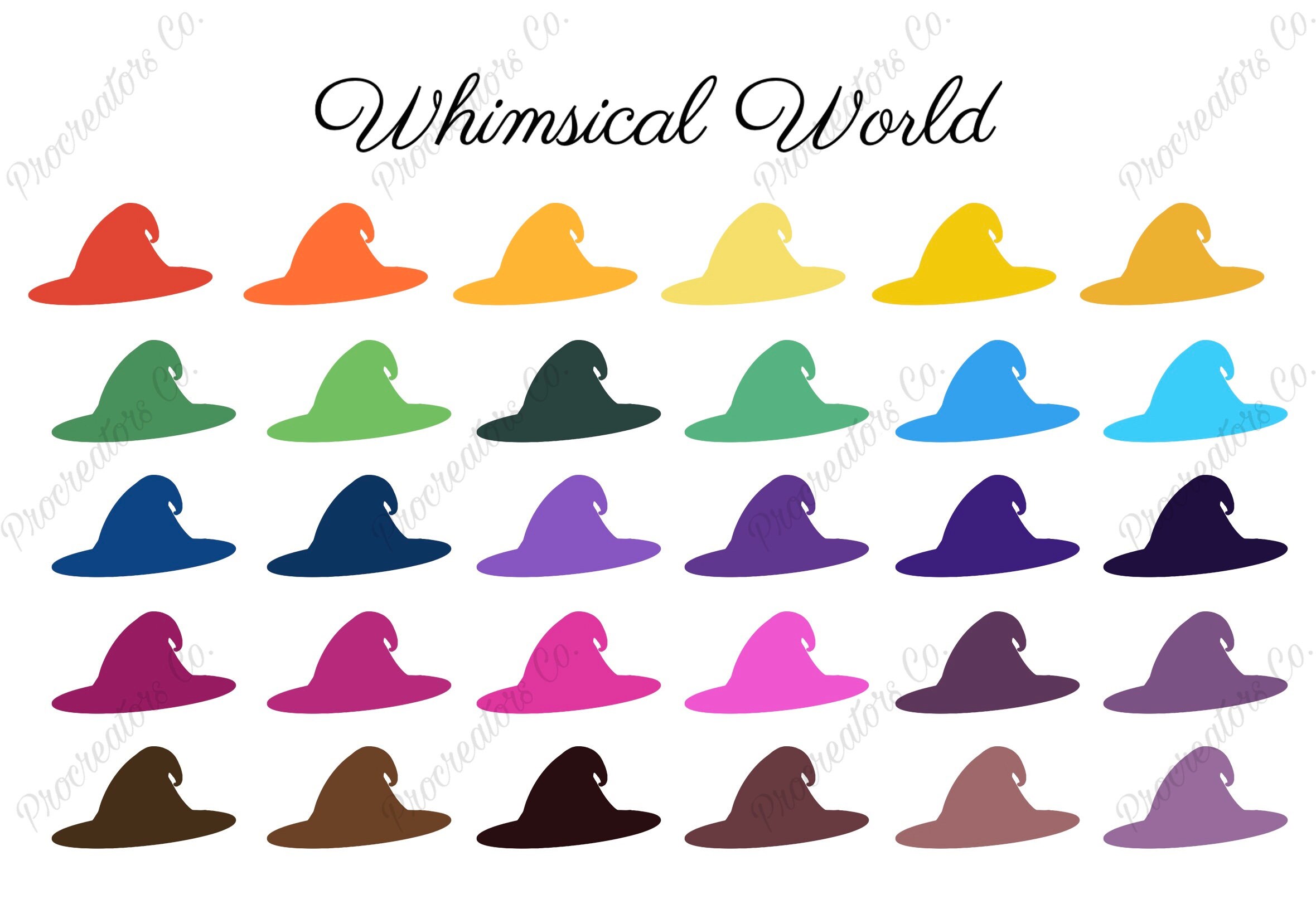 Whimsical World Procreate Color Palette | *DIGITAL DOWNLOAD ...