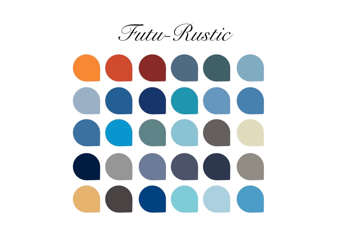 Futu-rustic Color Palette | Rustic Palette | Modern Colors | Modern ...