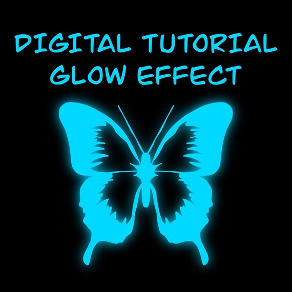 Glow Effect Digital Tutorial DIGITAL DOWNLOAD | Etsy