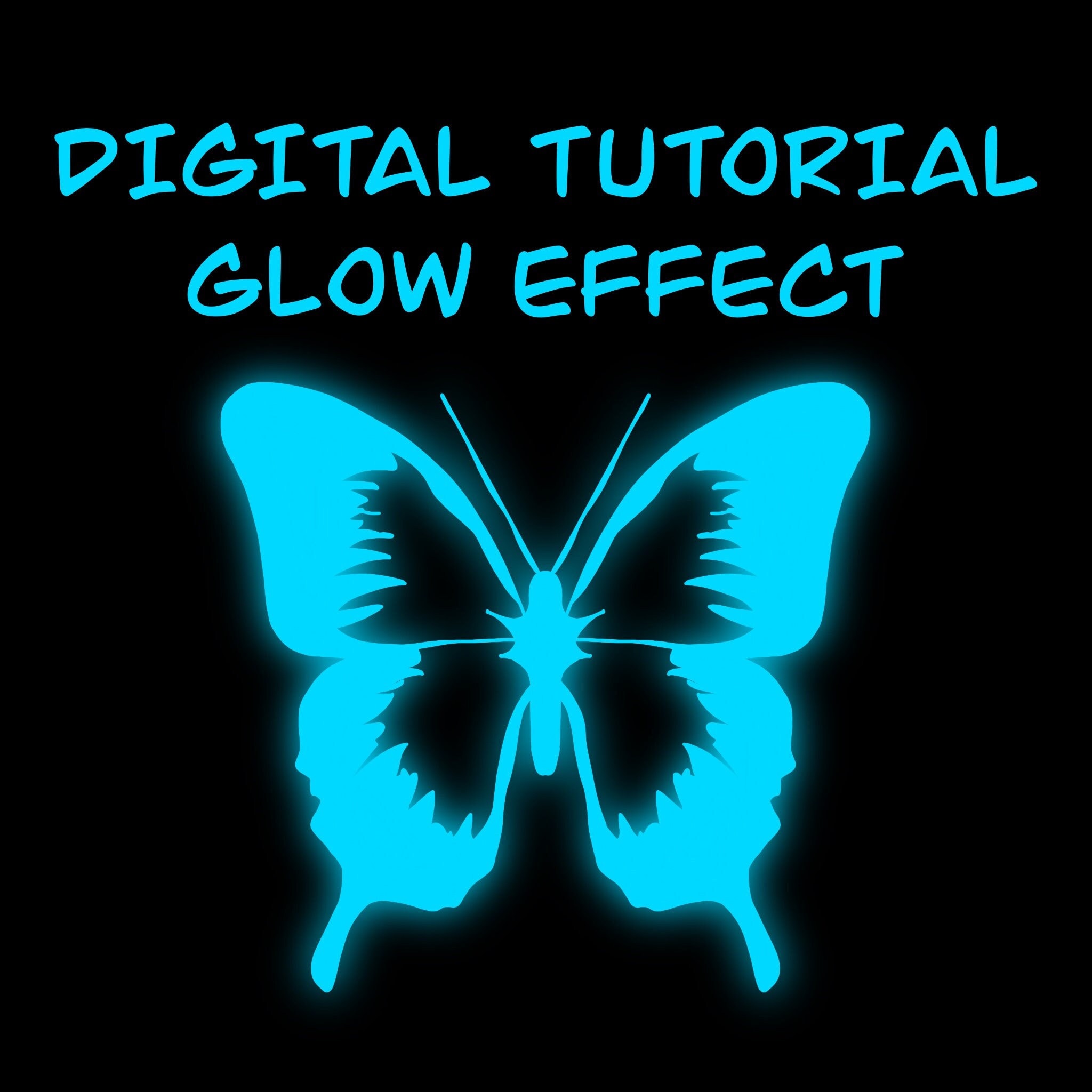 Glow Effect Digital Tutorial | *DIGITAL DOWNLOAD* | Procreatorsco | - Etsy