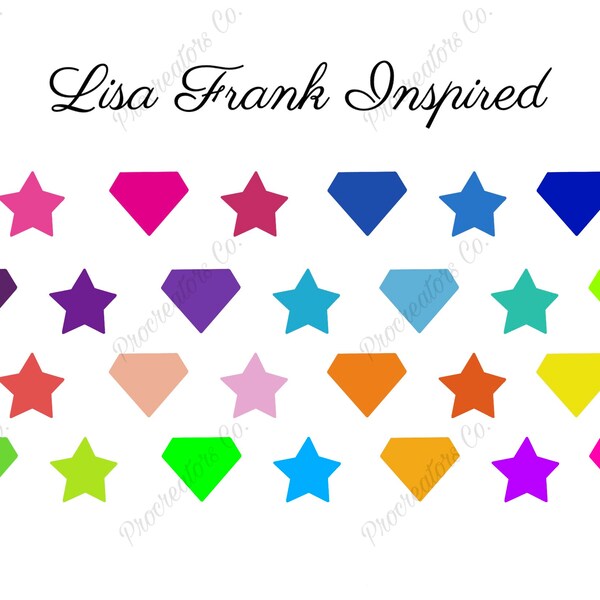 Lisa Frank Font - Etsy