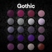Gothic Procreate Palette | *DIGITAL DOWNLOAD* | Procreatorsco | Gothic ...