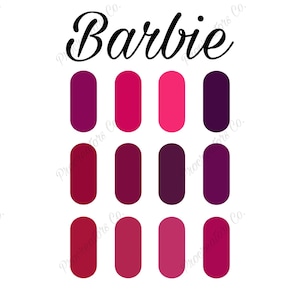 Barbie Procreate Color Palette | *DIGITAL DOWNLOAD* | Procreatorsco ...