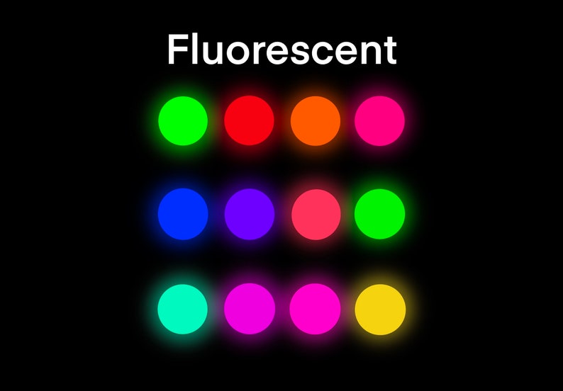 Neon Procreate Color Palette Bundle & Glow Brush | *DIGITAL DOWNLOAD ...