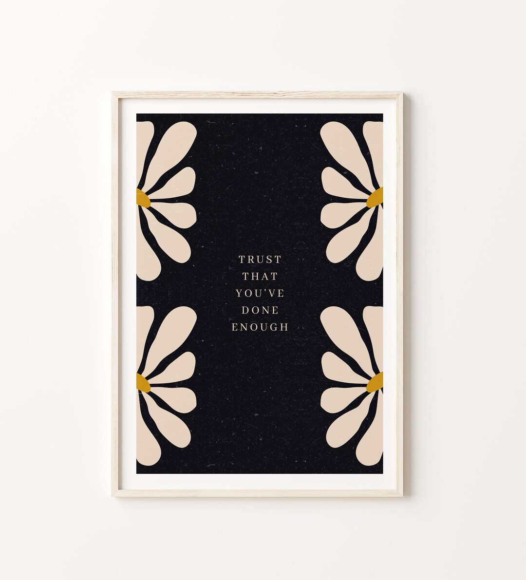 ART PRINT Enough / Empower Wall Art / Motivation Poster / Minimalistic ...