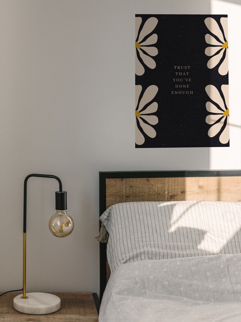 ART PRINT Enough / Empower Wall Art / Motivation Poster / - Etsy