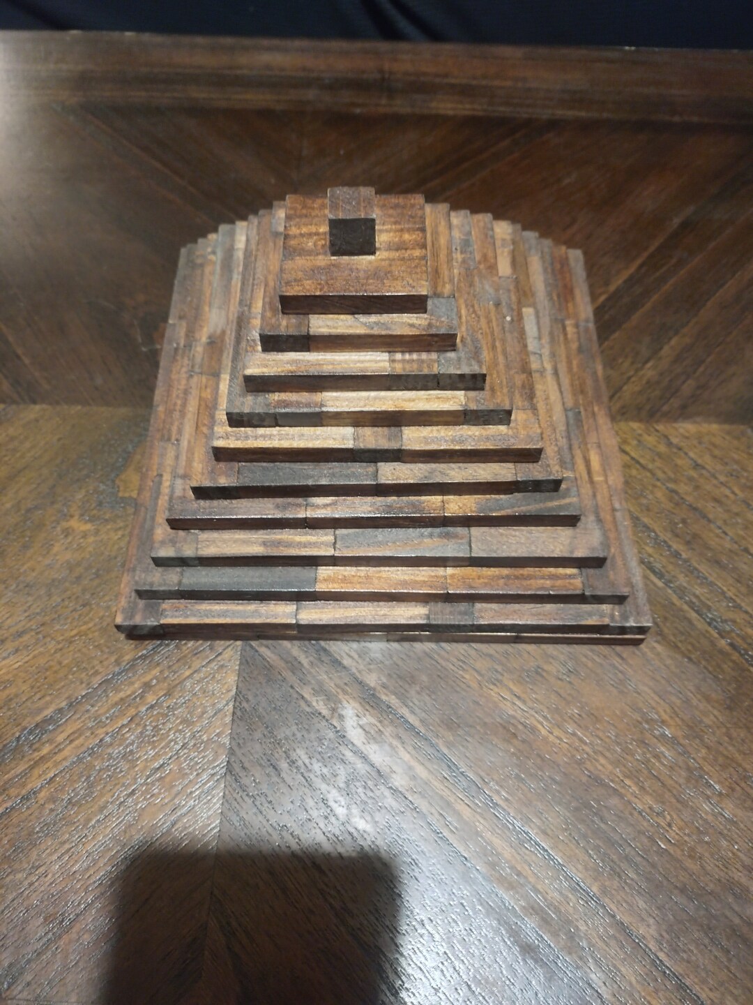 Wooden Pyramid Decor - Etsy