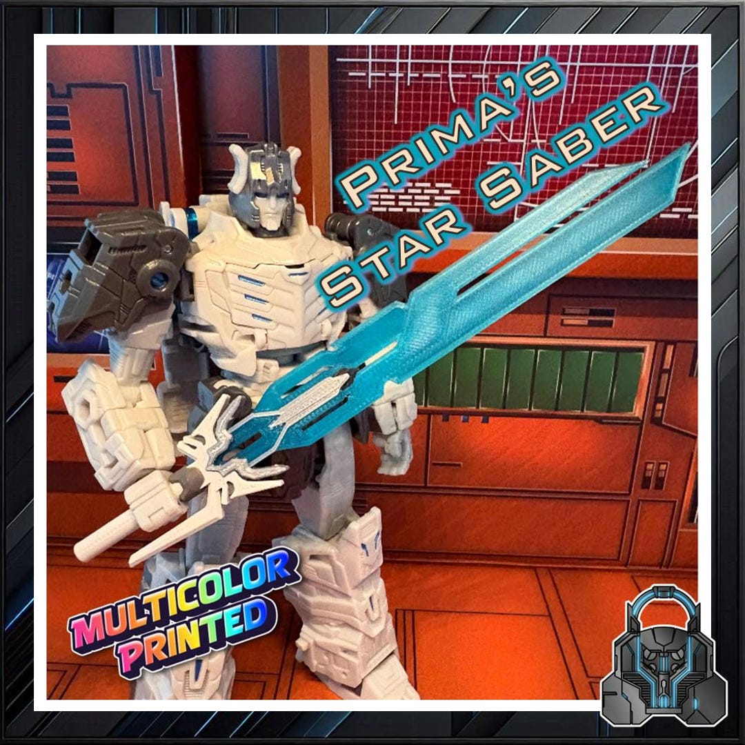 Prima's Star Saber - Transformers Weapon Accessory - Etsy