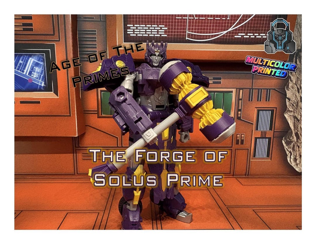 AOP: the Forge of Solus Prime - Transformers Accessory - Etsy