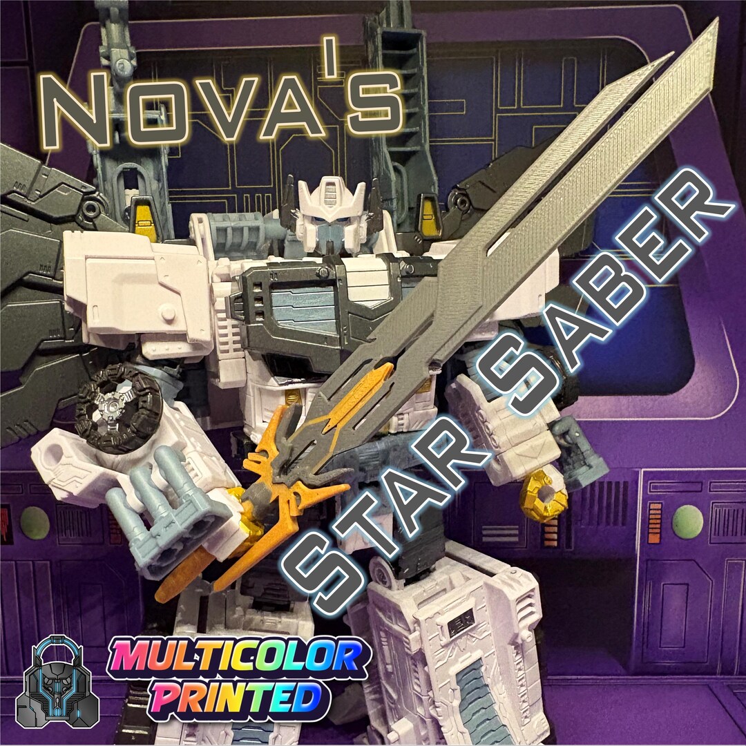 Nova's Star Saber - Transformers Weapon Accessory - Etsy