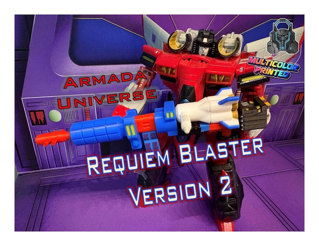 Armada Requiem Blaster V2 - Transformers Weapon Accessory - Etsy