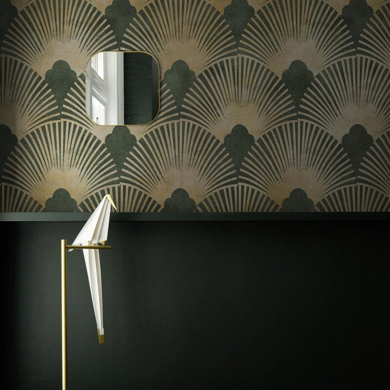 Gold Removable Wallpaper - Etsy