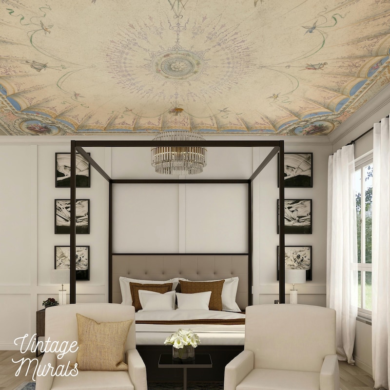 Ceiling Mural - Etsy