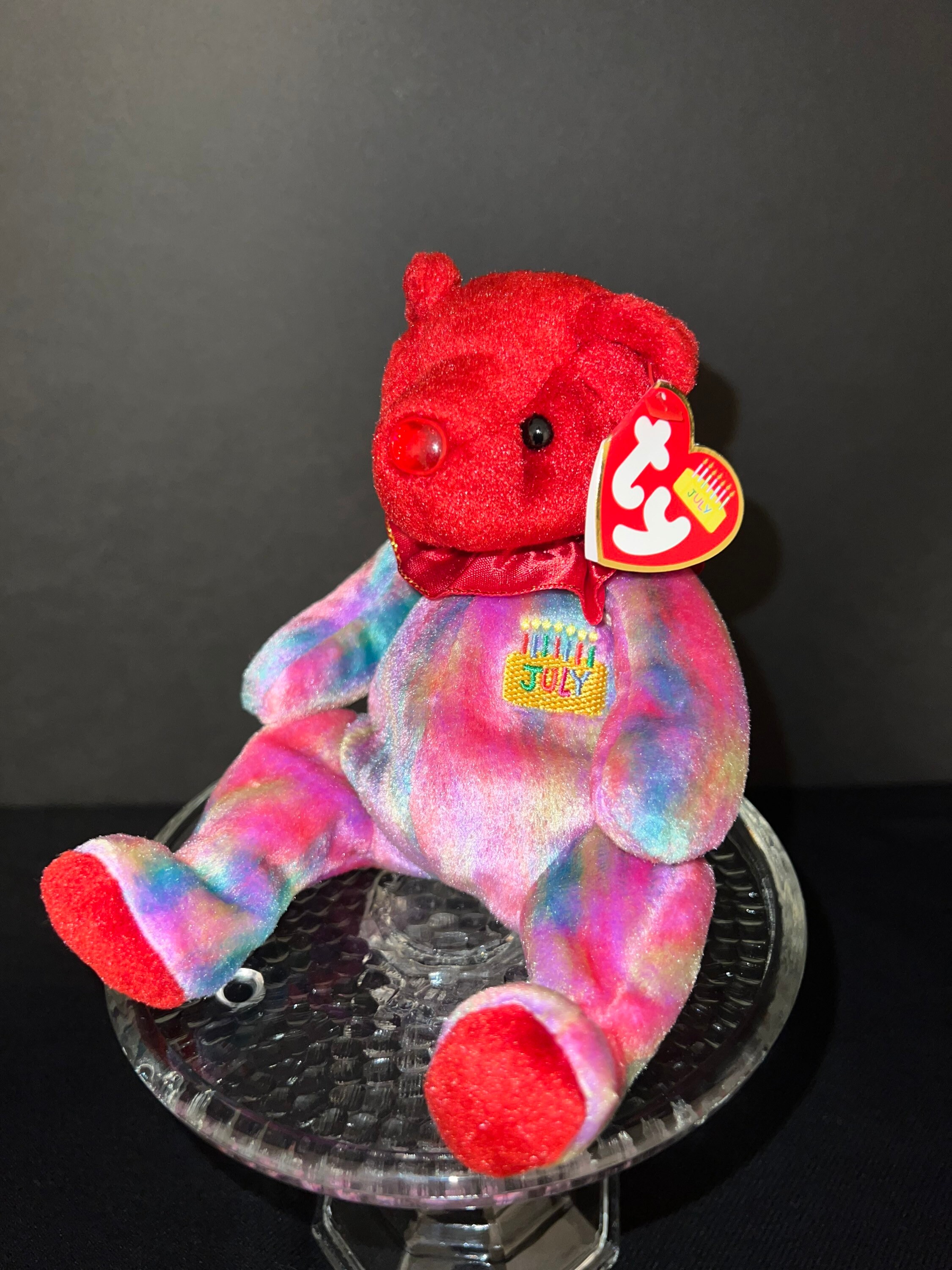 Ty Beanie July the Bear Plush - Etsy