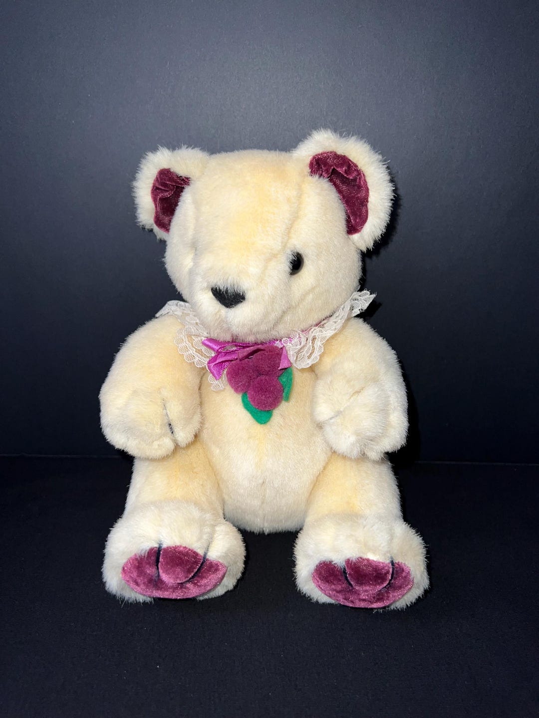 Applause Grape Bear Plush - Etsy