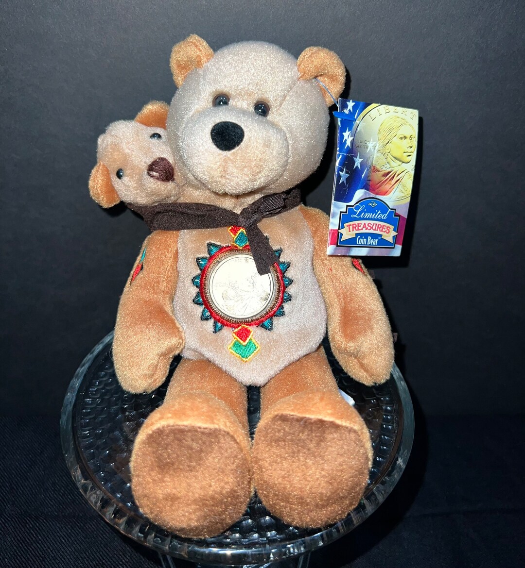 Limited Treasures Coin Bear Plush - Etsy