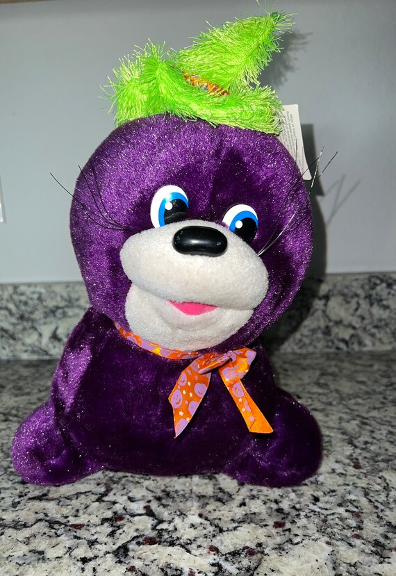 Halloween Purple Seal Plush | Etsy