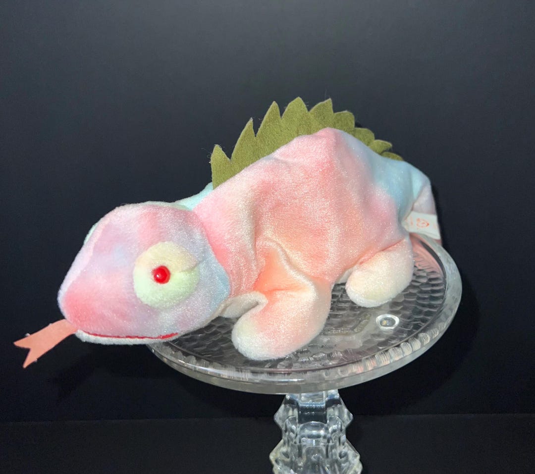 Ty Beanie Iggy Chameleon Plush - Etsy