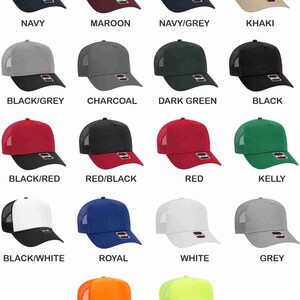 Custom DTF Logo or Text on Adjustable Snapback Trucker Hats - Etsy