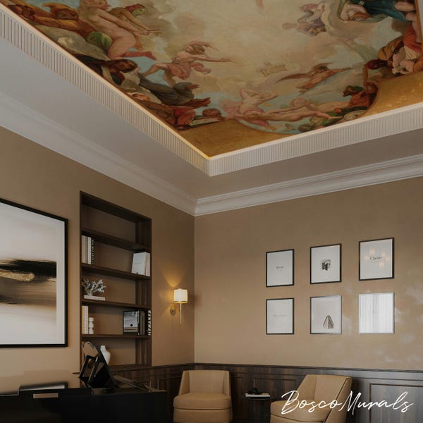 Ceiling Mural - Etsy