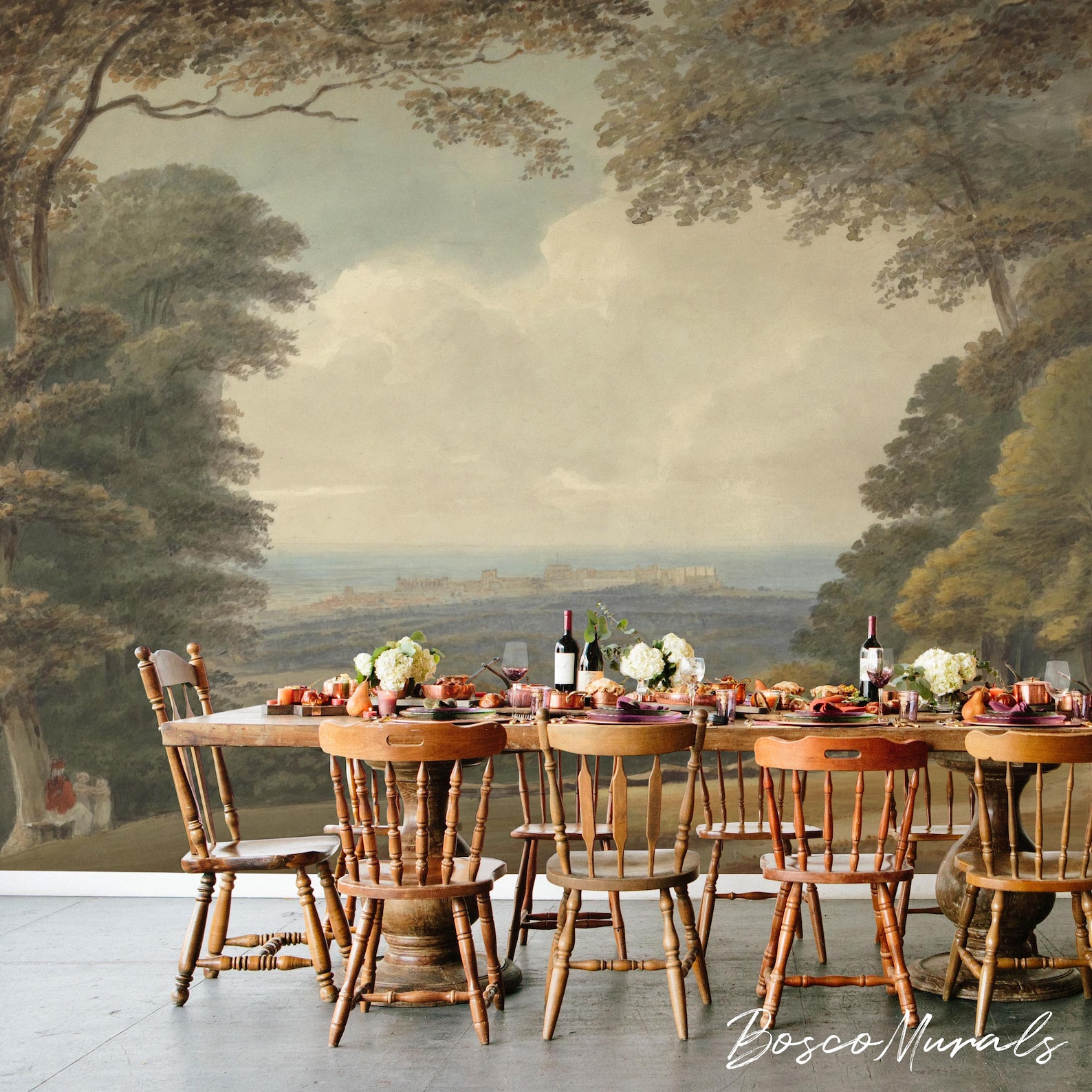 Windsor Castle Removable Landscape Wallpaper for Bedroom Decoration 57 ...