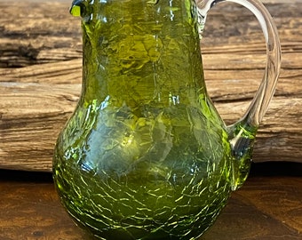 Green Blenko Pitcher | Etsy