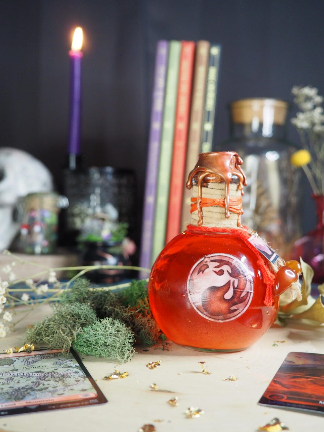 Red Mana Potion, MTG Potion, Magic the Gathering Potion, Mountain ...