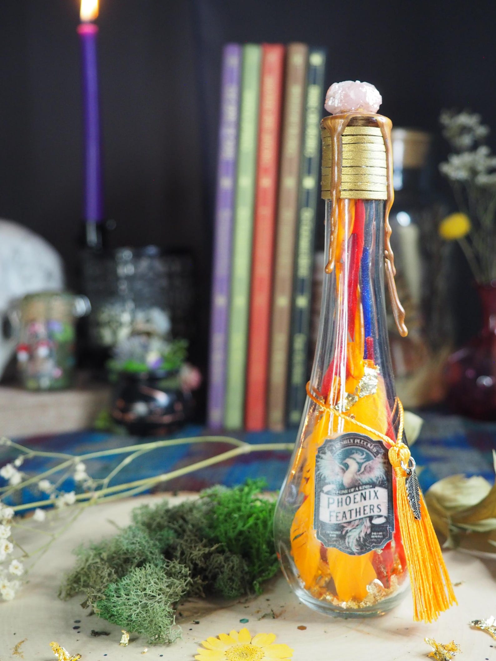 Phoenix Feather Potion, Apothecary Potion, Magic Ingredients, Magic ...