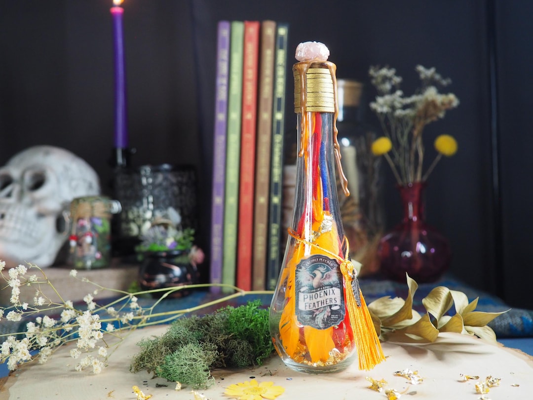 Phoenix Feather Potion, Apothecary Potion, Magic Ingredients, Magic ...