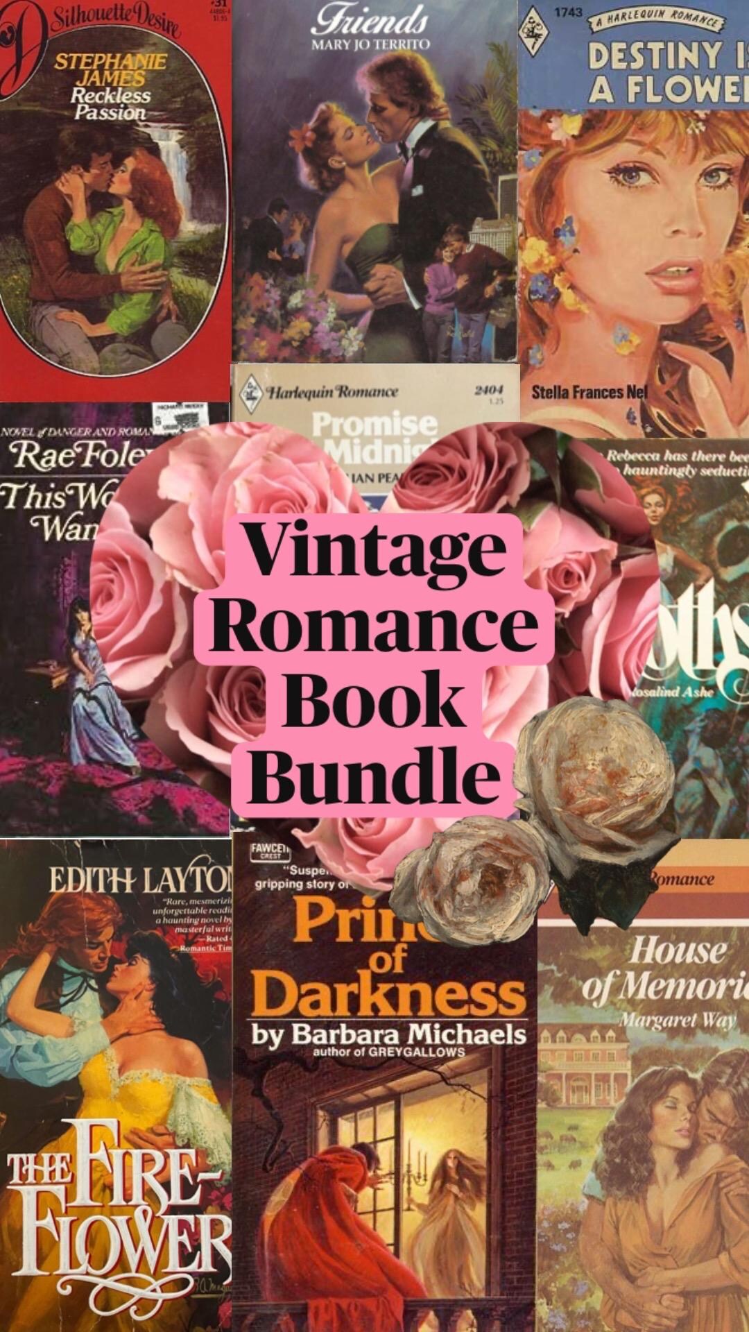 Vintage Romance Books Bundle, Romance Book Bundle, Blind Book Box, - Etsy