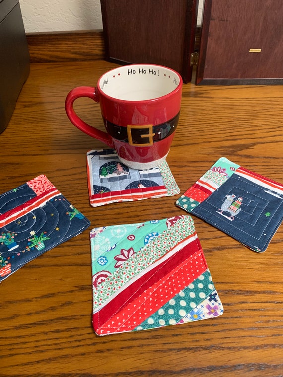Christmas Mug Rug Set 2 - Etsy